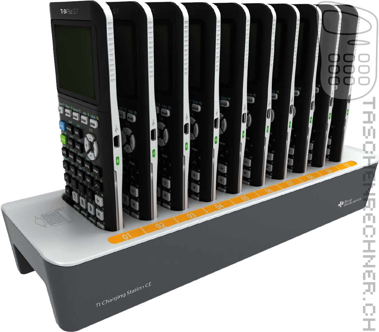 TI 84 Plus CE T Charging Station Calculator ch